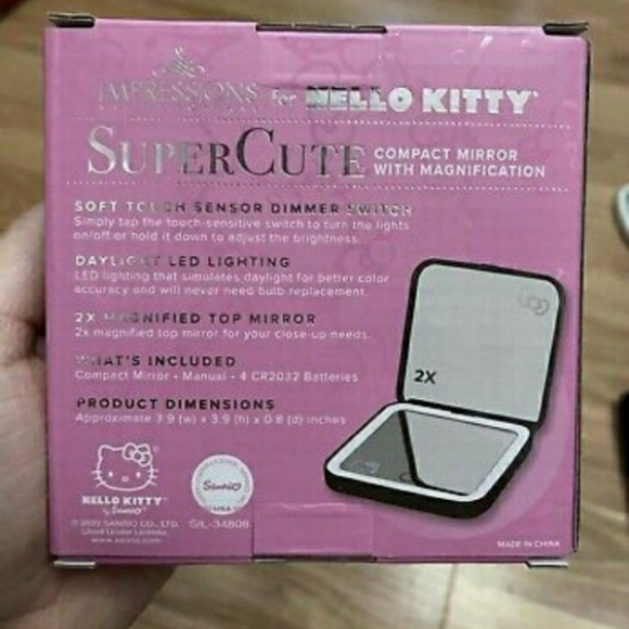 Impressions | Accessories | Hello Kitty Impressions Compact Led Mirror ...